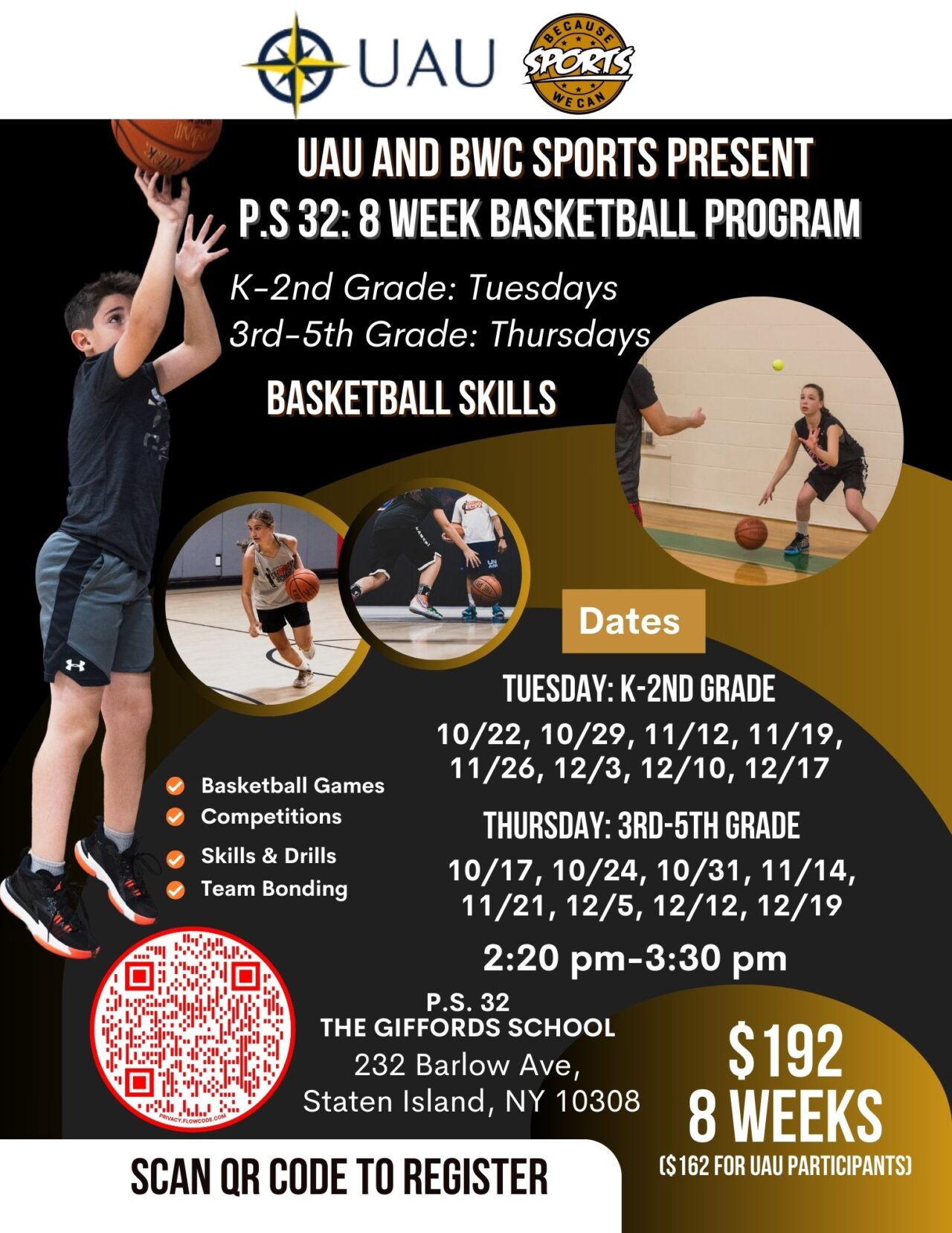 PS 32 Basketball Program - UAU Summer Camps